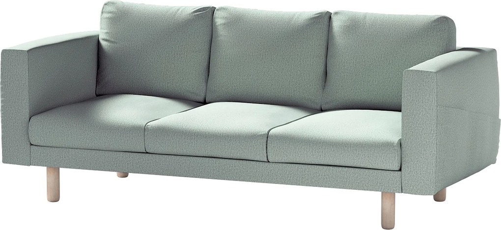 Potah na pohovku IKEA Norsborg 3-místná barva zelená látka pletený vzor