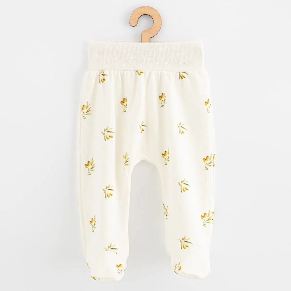 Kojenecké polodupačky z organické bavlny New Baby Olivy, vel. 62 (3-6m)