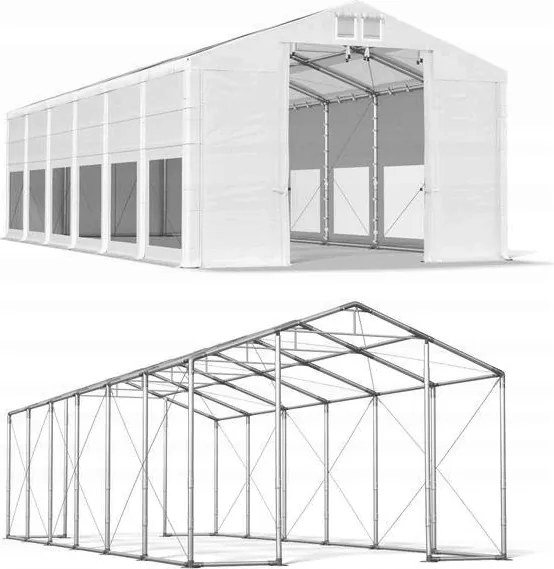 Párty stany 8x12 m [3,5 m] Robustní Das 580 Wp