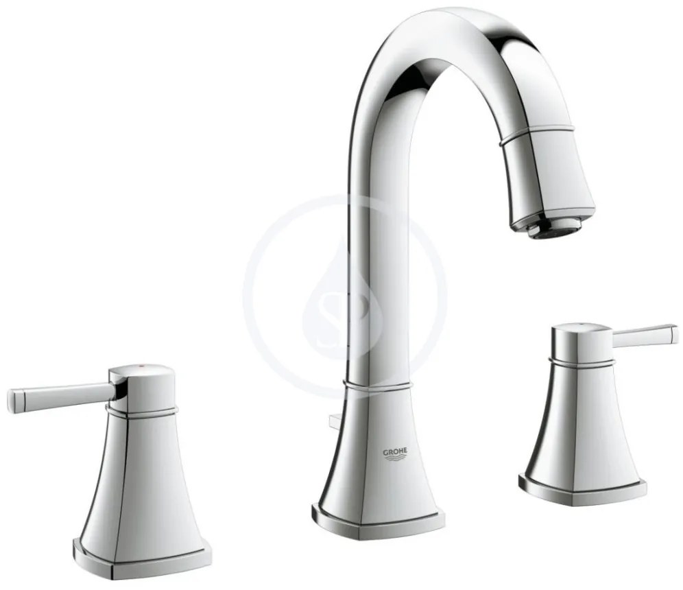 GROHE - Grandera Umyvadlová baterie, 3-otvorová instalace, chrom 20389000