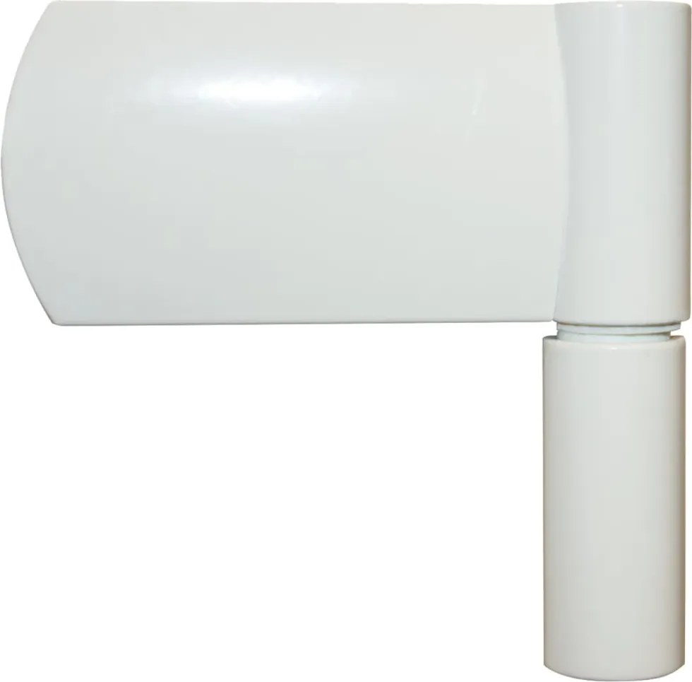 Vchodové dveře bílé 100 x 200 cm hliník a PVC 3157062