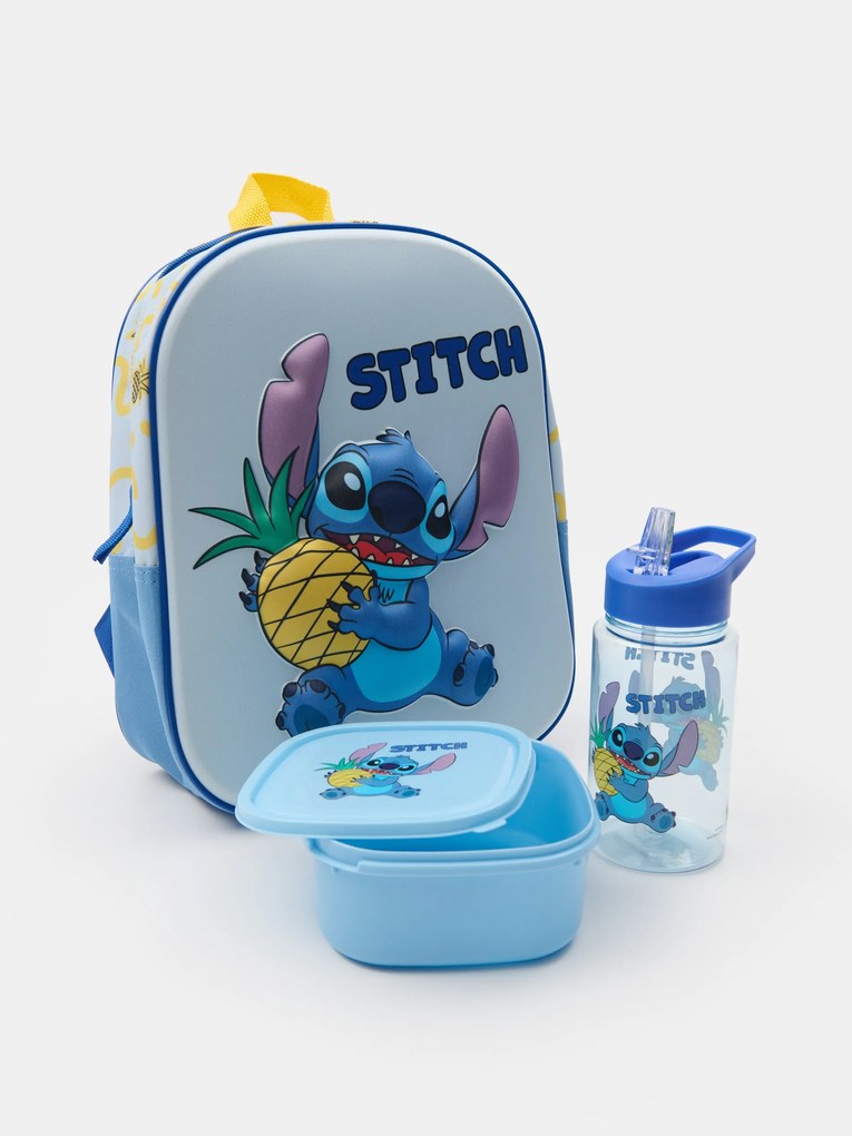 Sinsay - Snídaňový set s batohem – láhev na pití a svačinový box Lilo & Stitch 3 pack - vícebarevná