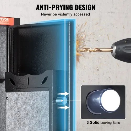 Gun Safe Puška Safe se zámkem otisků prstů pro 5 pušek a 4 pistole