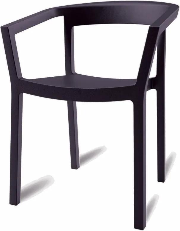 Židle PEACH černá