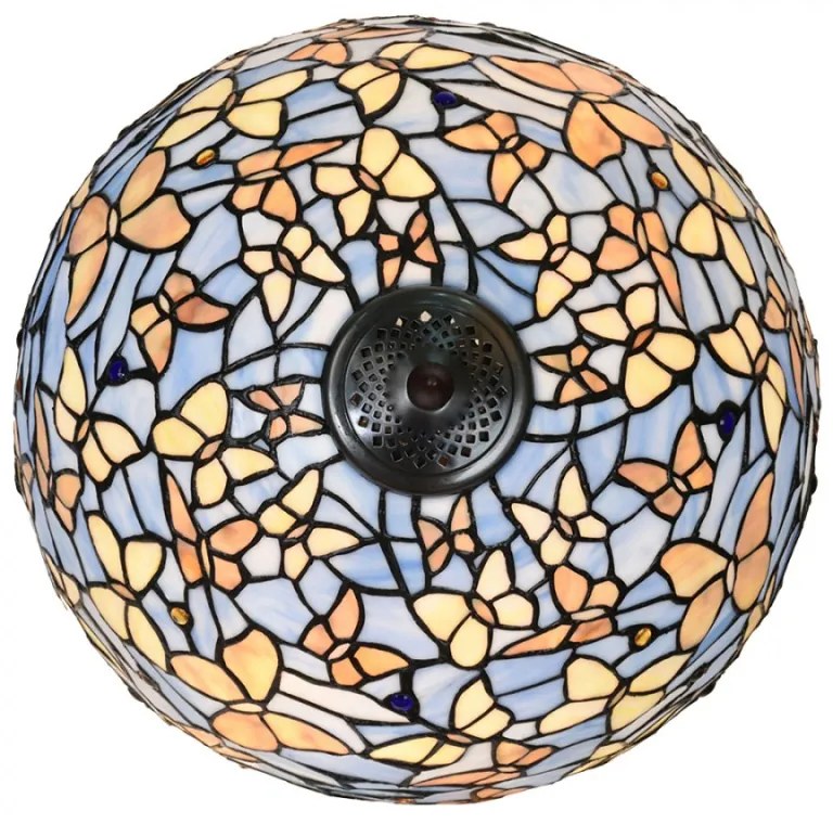 Stolní lampa Tiffany Nolace s motivem motýlů – 40x60 cm