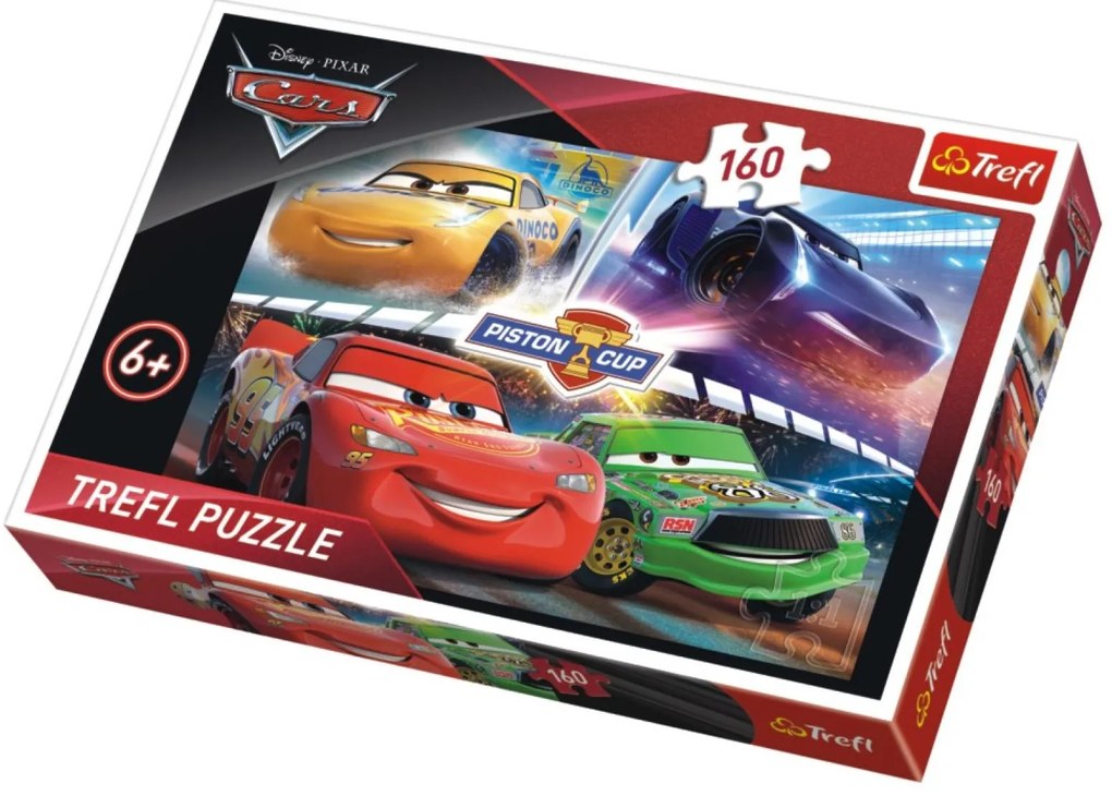 Puzzle Cars 3 Disney 41x27,5cm 160 dílků v krabici 29x19x4cm