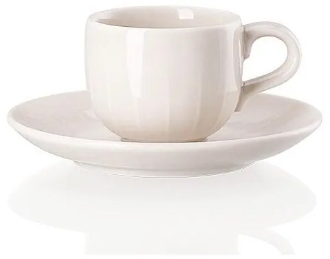 Porcelánový šálek s podšálkem na espresso Joyn rosé