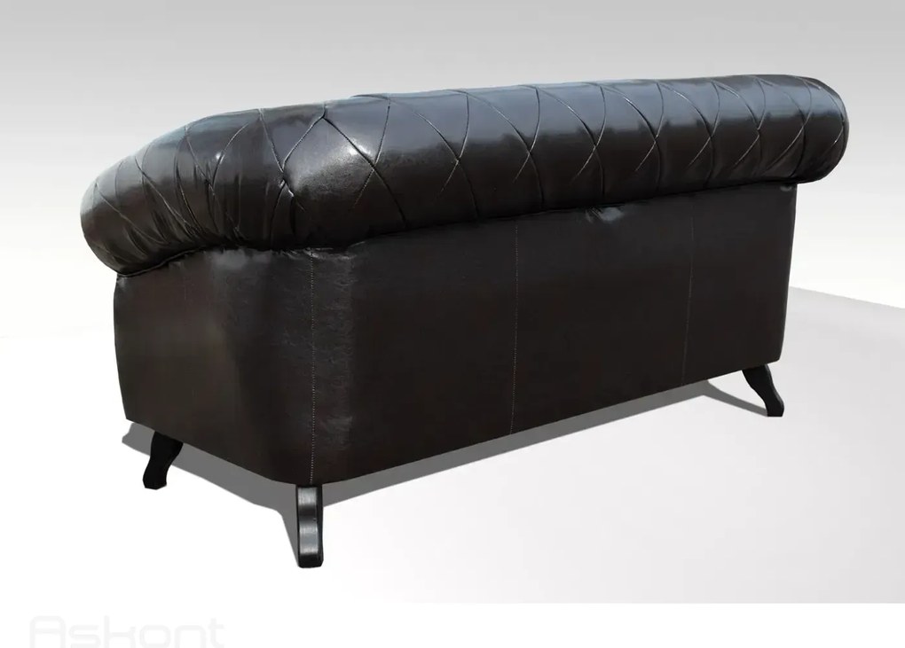 Askont Chesterfield Bristol: Pohovka 2M Antique Brown