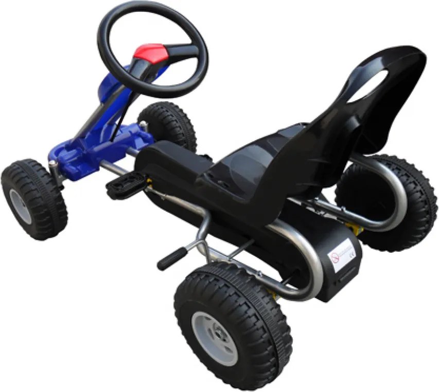 GO CART šlapací auto modré