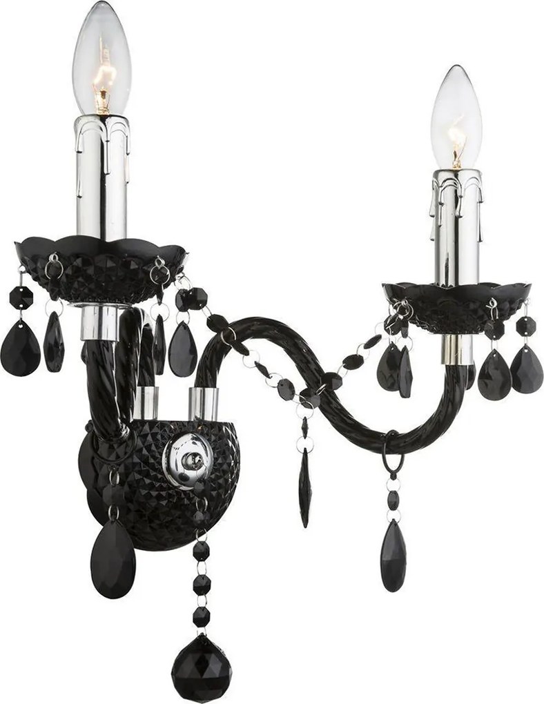 Toolight Rea, Nástěnné svítidlo EBT018-2W Black, OSW-01235