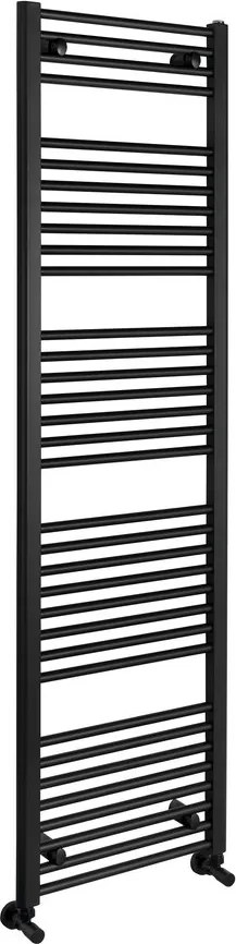 Aqualine Aqualine, DIRECT topné těleso s bočním připojením 450x1680 mm, černá matná, ILR64B