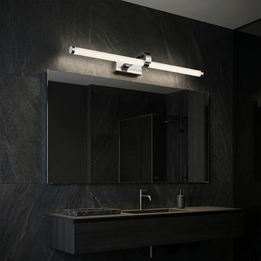 Toolight Rea, Koupelnové nástěnné LED svítidlo APP1882-1W 60cm CHROME, OSW-66037