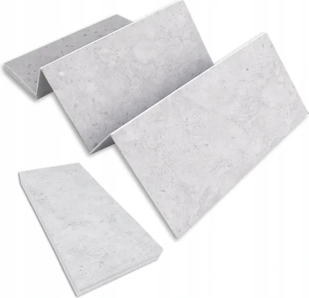 PS polystyrenový obklad Harmonika Beton světlý, 1,38 m2