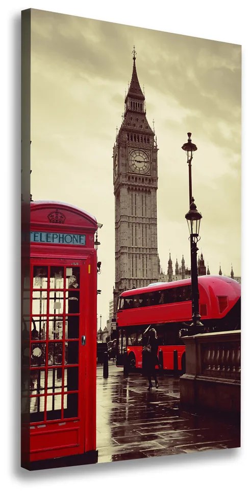 Wallmuralia Foto obraz na plátně Big Ben Londýn 50x100 cm