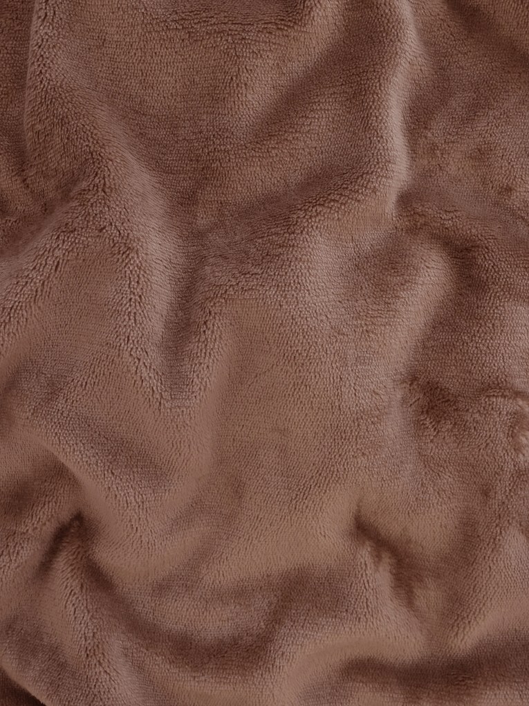 MK Lůžkoviny Prodloužené mikroplyšové povlečení Exclusive - Laura mocha mousse 140 × 220 cm, 70 x 90 cm