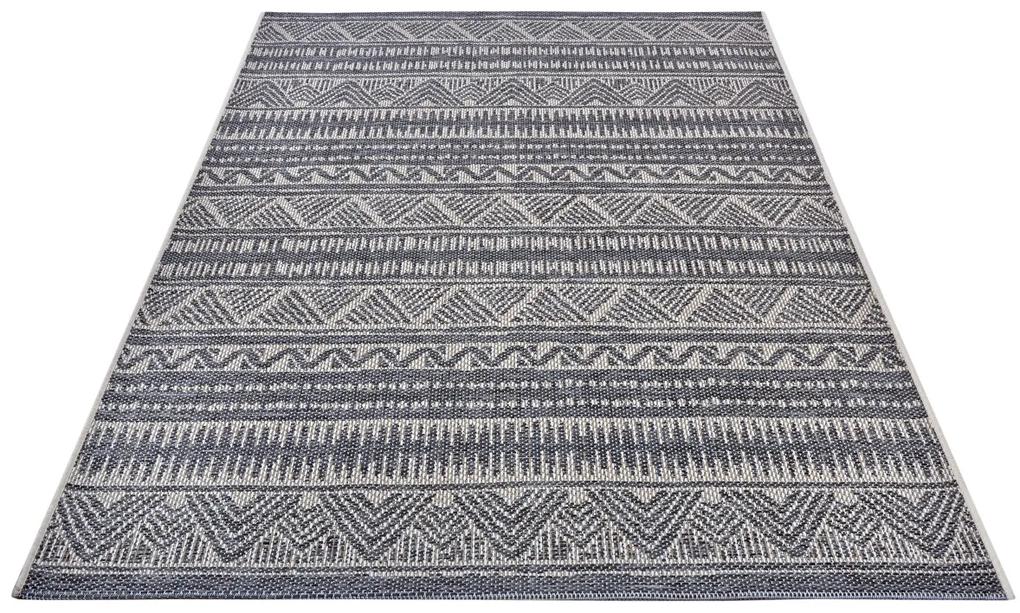 Hanse Home Collection koberce Kusový koberec Clyde 105906 Loto Grey Beige – na ven i na doma - 76x150 cm