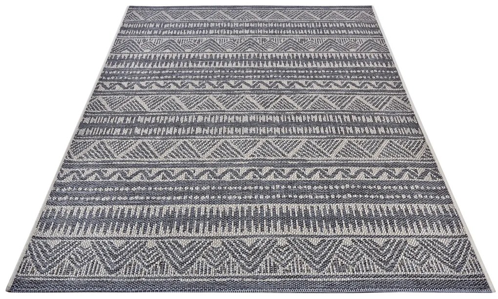 Hanse Home, Kusový koberec Clyde 105906 Loto Grey Beige – na ven i na doma, 190x290, šedá, chodba / předsíň