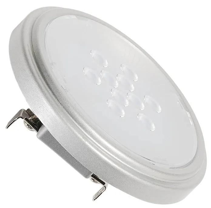 LA 560642 QR111 Retrofit LED žárovka, G53, 2700K, 25°, stříbrošedá - BIG WHITE