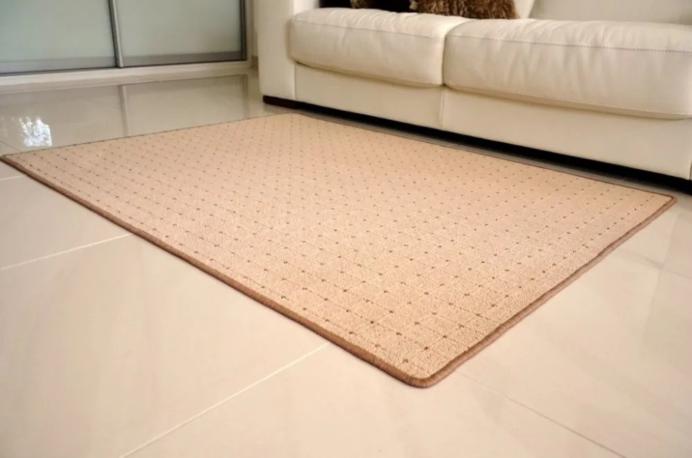 Vopi | Kusový koberec Vopi Udinese béžový - Kulatý 80 cm průměr