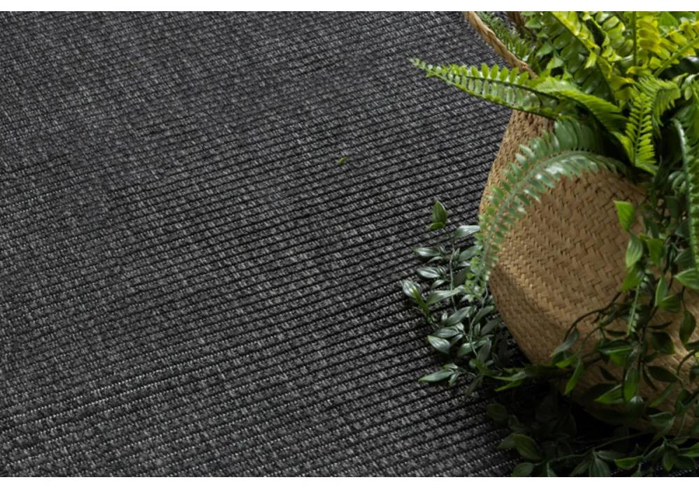 Kusový koberec Duhra černý atyp 60x300cm