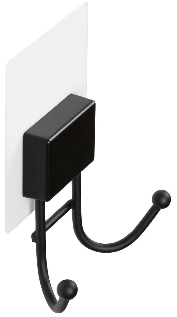 Dvojitý samolepicí háček Compactor Bestlock Black Magic systém bez vrtání, nosnost až 3kg