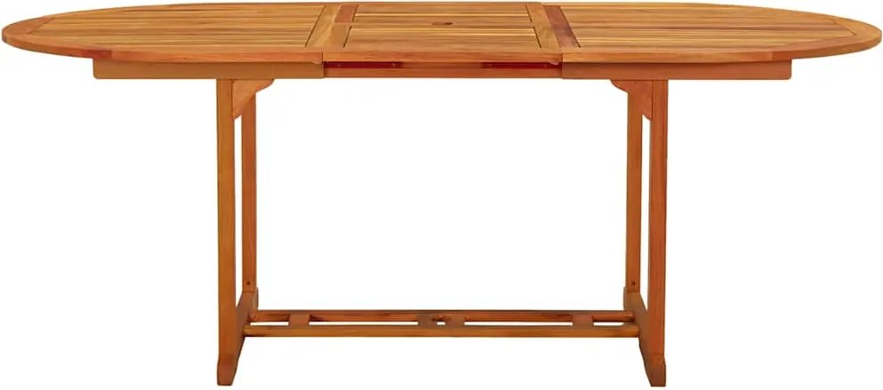 Zahradní stůl 200 x 100 x 75 cm masivní eukalyptové dřevo 316068