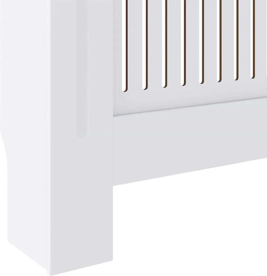 Kryt radiátoru 2 ks Bílá 205 x 20,5 x 81,5 cm Kompozitní dřevo 3403237