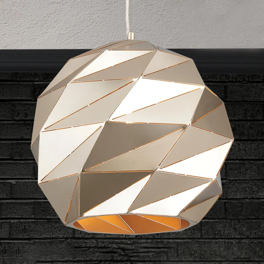 Závěsné světlo Origami Ø 42 cm zlato