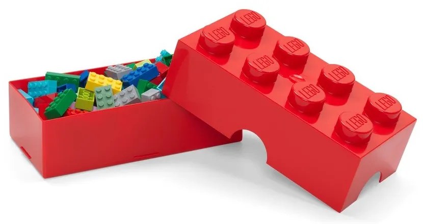 Červený svačinový box LEGO®