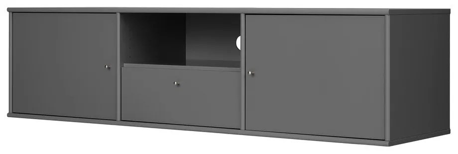 Antracitový TV stolek 161x42 cm Mistral – Hammel Furniture