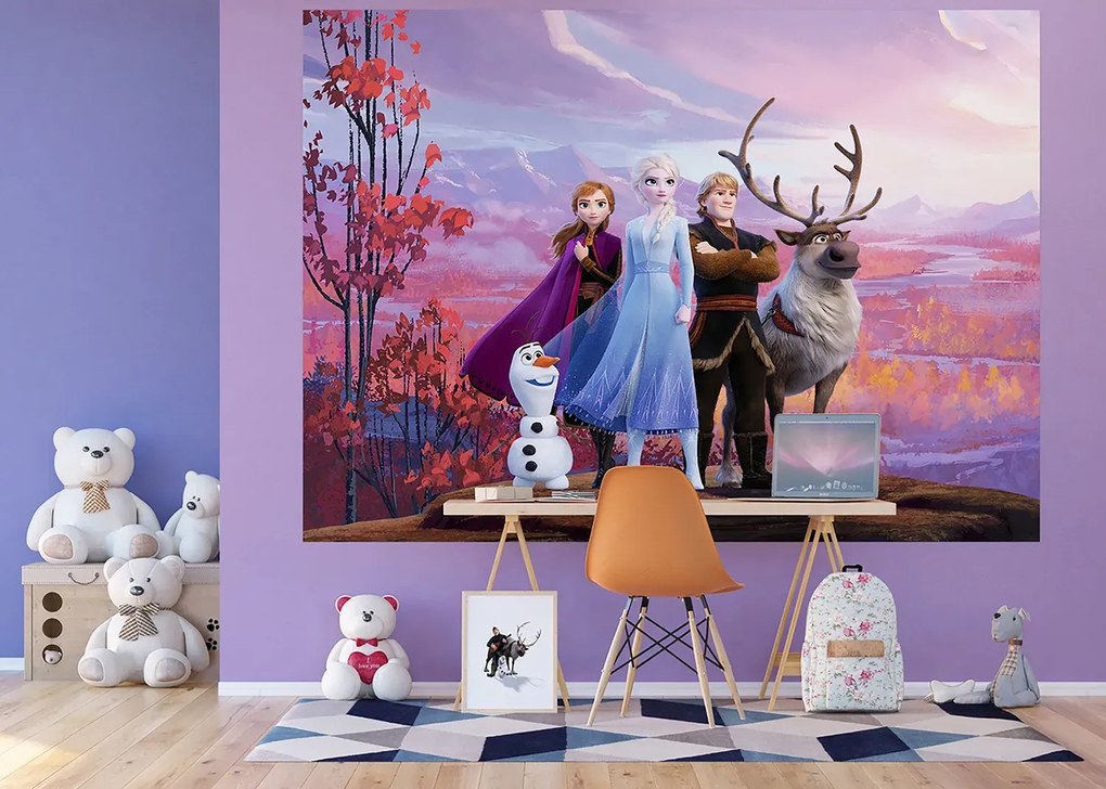 Dětská fototapeta na zed' Ledové Království Klasika, Disney | 252 x 182 cm | DFTDXL 1959