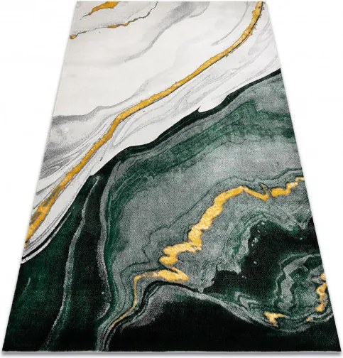 Dywany Łuszczów, AKCE: 👣🛡️80x150 cm Kusový koberec Emerald 1017 green and gold + protiskluzová úprava, zelená, kancelář