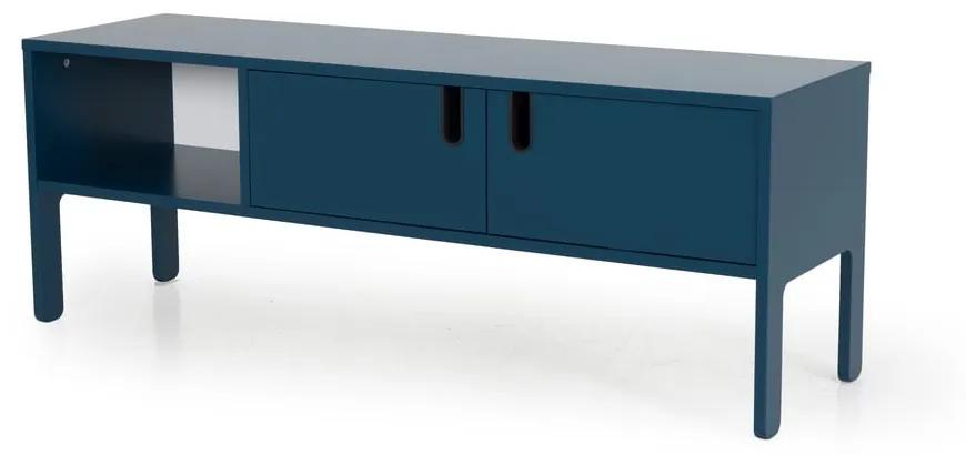 Petrolejově modrý TV stolek Tenzo Uno, šířka 137 cm