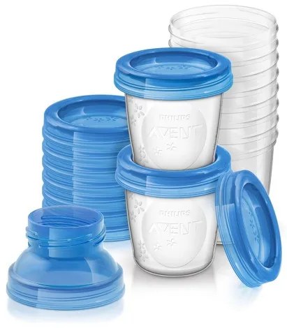 PHILIPS AVENT AVENT VIA Pohárek na mléko 1ks 180ml s víčkem