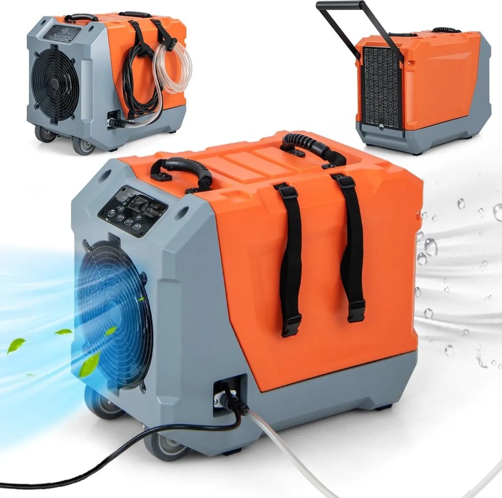 Costway Elektrický odvlhčovač s vypouštěcí hadicí 85L/T