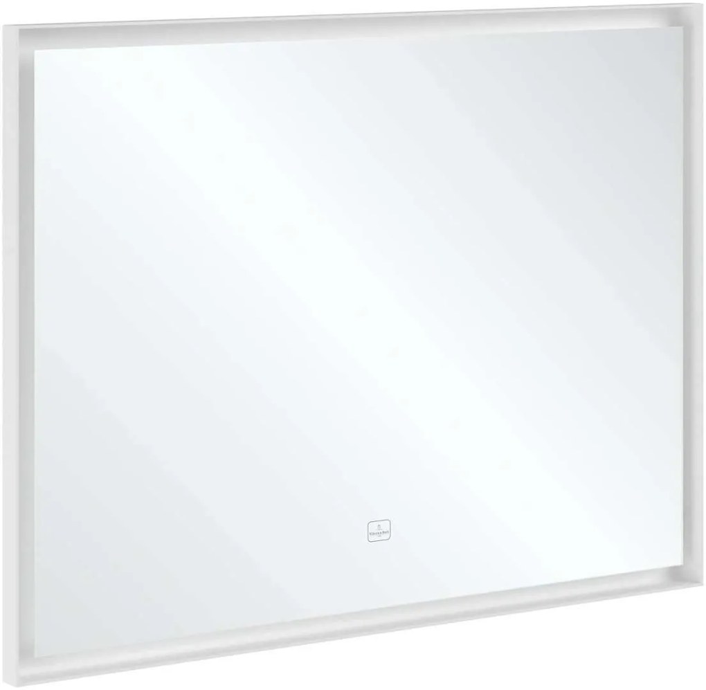 Villeroy & Boch Subway 3.0 - Zrcadlo v rámu s LED osvětlením, 100x75 cm, dotykový senzor A4631000