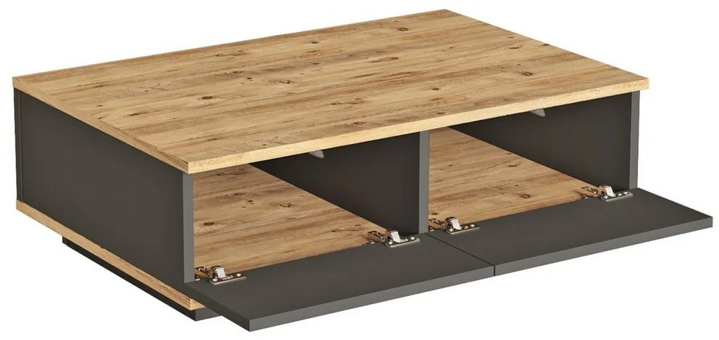 Konferenční stolek Frem Anthracite and Atlantic Pine