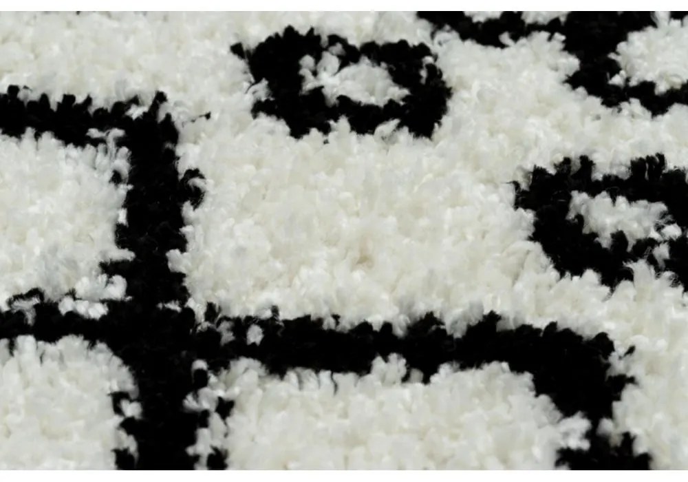 Kusový koberec Shaggy Safi smetanově bílý 200x290cm