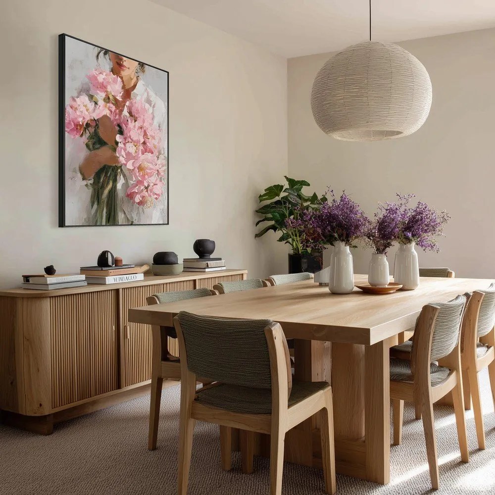 Tištěný obraz s rámem/na plátně 70x100 cm Floral Embrace – Styler