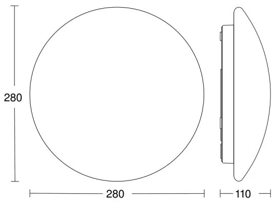 STEINEL 064815 - LED Koupelnové svítidlo se senzorem RS PRO LED/9,5W/230V IP54