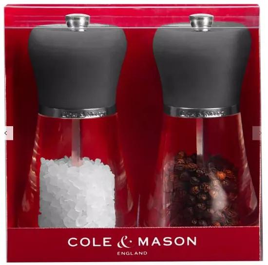 Cole&Mason Sada mlýnků na sůl a pepř Napoli