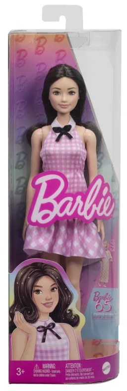 Barbie Modelka - kostičkované šaty HRH21