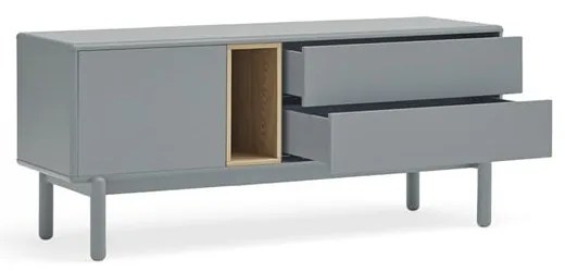 Modro-šedý TV stolek 140x56 cm Corvo – Teulat