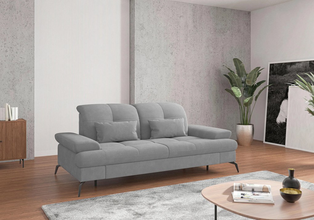 XXXLutz TŘÍMÍSTNÁ POHOVKA, textil, šedá Sit & More - Pohovky - 000144009039