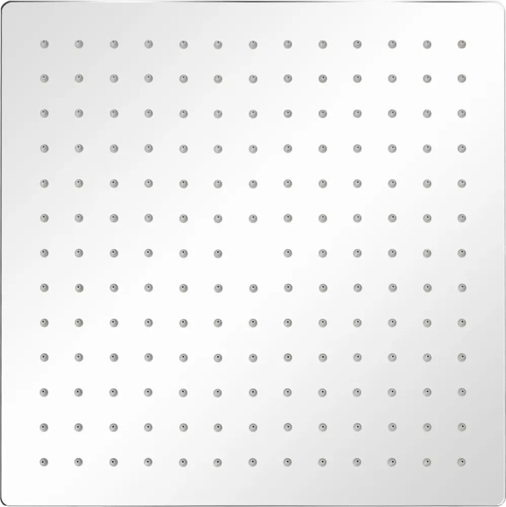 Dešťové sprchové hlavice 2 ks 30 x 30 cm nerezová ocel 275941