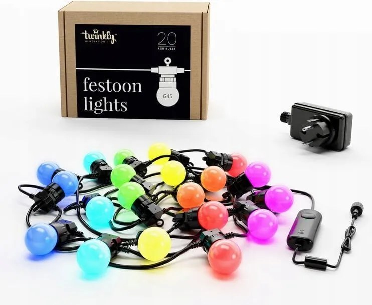 Twinkly Festoon Lights 20 Rgb Led startovací sada