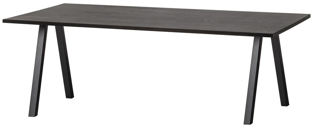 WOOOD jídelní stůl TABLO dub 220x90 cm černý 376089-NAA
