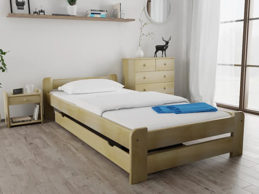 Postel Emily 80 x 200 cm, borovice Matrace: Matrace Coco Maxi 20 cm