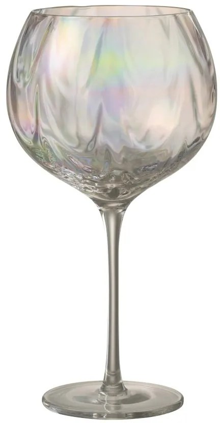 Duhová sklenička na víno Oil transparent - Ø 11*21 cm