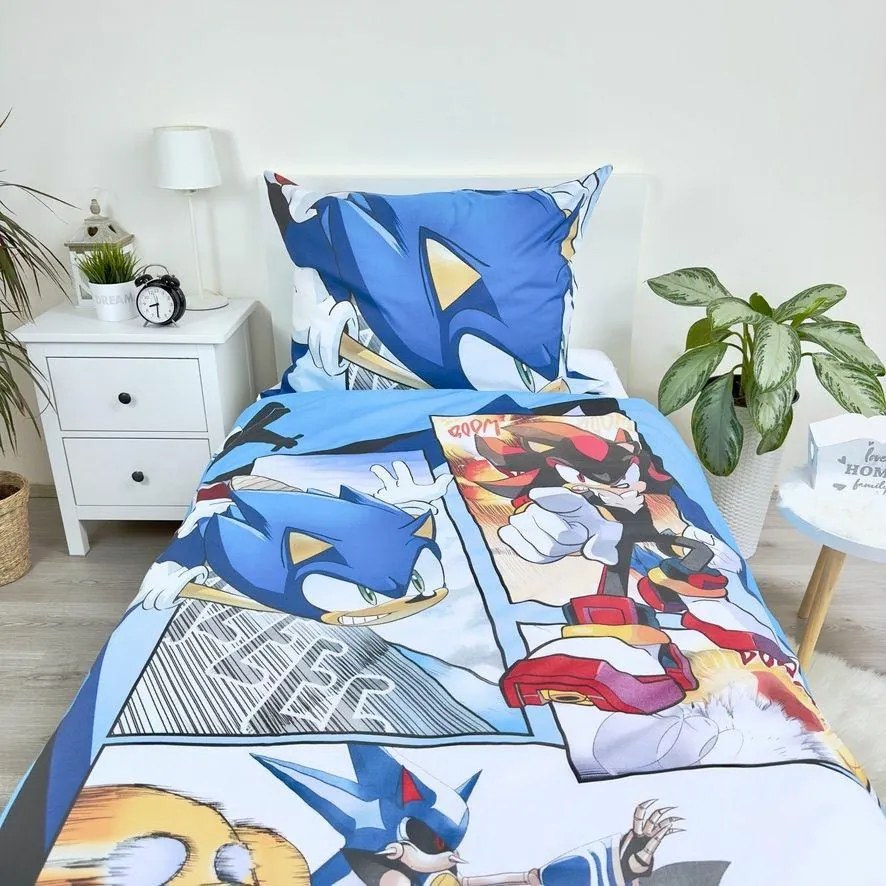 Jerry Fabrics Bavlněné povlečení 140x200 Sonic blue JF24
